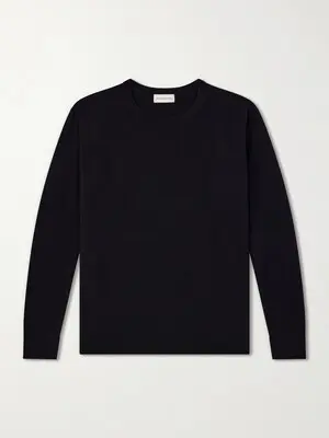 Dries Van Noten Cashmere Crew Neck Sweater - Black