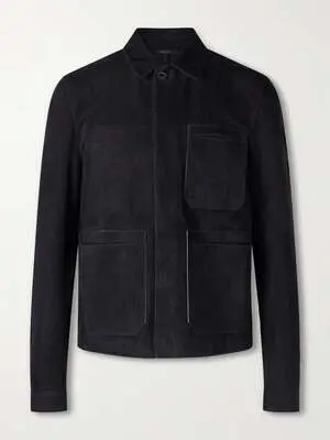 TOM FORD Suede Field Jacket - Black