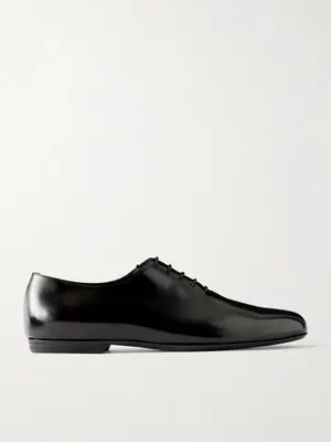 Dries Van Noten Leather Derby Shoes - Black