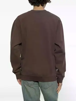 Jacquemus Logo-patch Sweatshirt - Brown