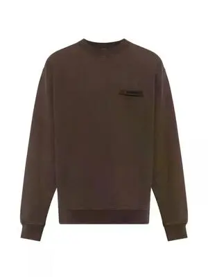 Jacquemus Logo Patch Sweatshirt - Brown