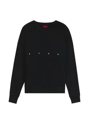 Hugo Logo-print Graphic-print Sweatshirt