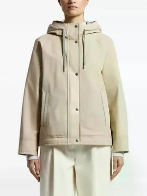 Peserico Hooded Raglan-sleeve Parka Coat