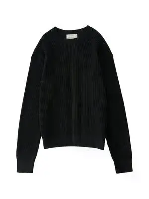 Studio Nicholson Arda Ribbed-knit Sweater - Black