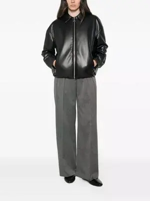 Patrizia Pepe Herringbone Pinstripe Trousers