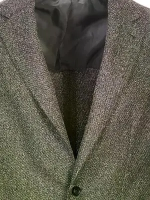 Canali Marl-effect Notched-lapel Blazer