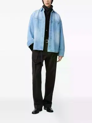 Studio Nicholson Bleached Wash Denim Shirt