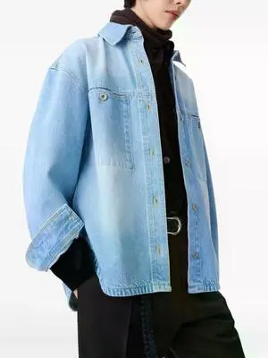 Studio Nicholson Bleached Wash Denim Shirt