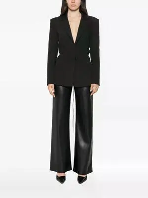 Patrizia Pepe Lace-up Structured Blazer