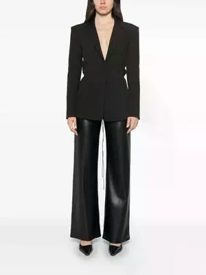 Patrizia Pepe Lace-up Structured Blazer