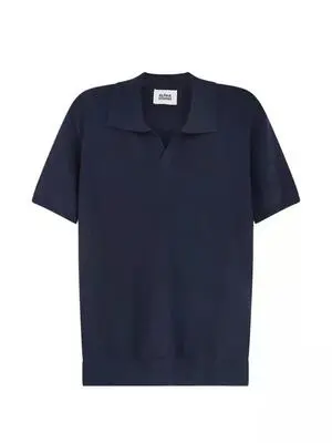 Alpha Studio Short-sleeve V-neck T-shirt - Blue