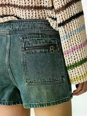 Miss Sixty Belted Denim Shorts