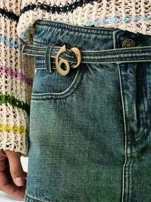 Miss Sixty Belted Denim Shorts