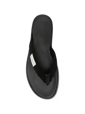 Givenchy Gros Grain And Leather Bay Thongs