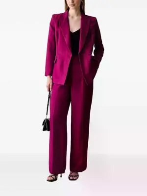 MORGAN Pleated Tailored Trousers - Pink