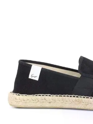 Kenzo Embroidered Espadrilles - Black
