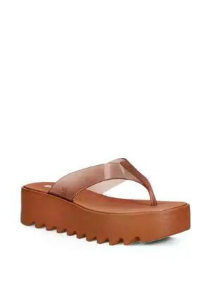 Melissa Platform Flip-flops - Brown