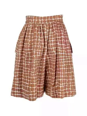 Valentino Garavani Giraffe-print Cargo Skirt