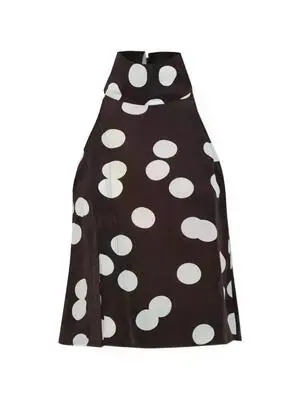 IRO PARIS Dreah Polka-dot Top