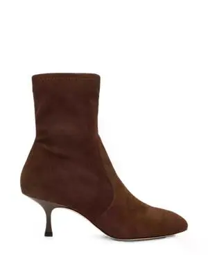 STUART WEITZMAN Madison Suede Ankle Boots