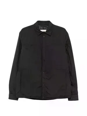 Moncler Revoline Logo Patch Shirt Jacket - Black