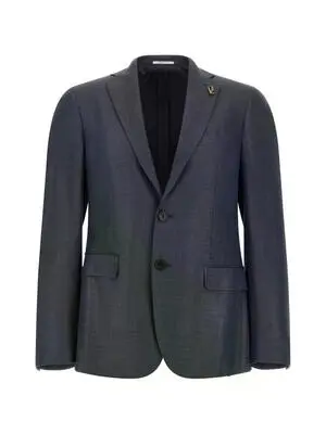 Pal Zileri Textured Single-breasted Blazer