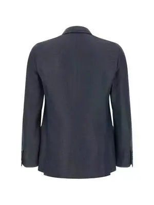 Pal Zileri Textured Single-breasted Blazer