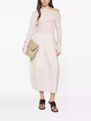 Patrizia Pepe Draped Off-shoulder Top