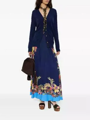 Etro Wool Cardigan - Blue