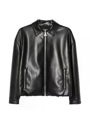 Patrizia Pepe Coated Bomber Jacket