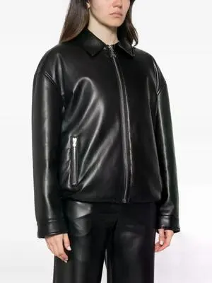 Patrizia Pepe Coated Bomber Jacket