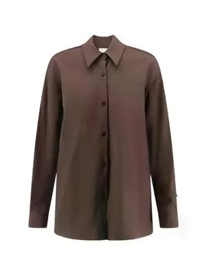 ALYSI Pointed-collar Shirt