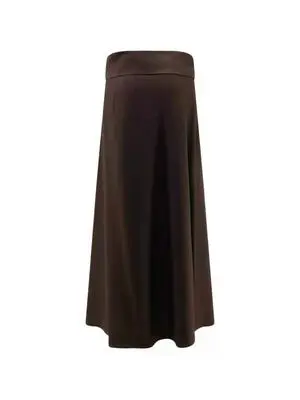 ALYSI Fold-detail Skirt