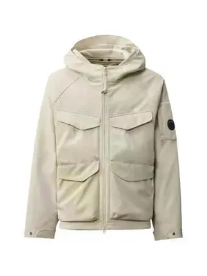 C.P. COMPANY Zip-fastening Hooded Jacket - Neutrals