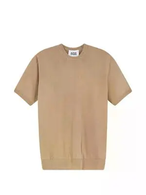 Alpha Studio Short-sleeve Crew-neck Sweater - Neutrals