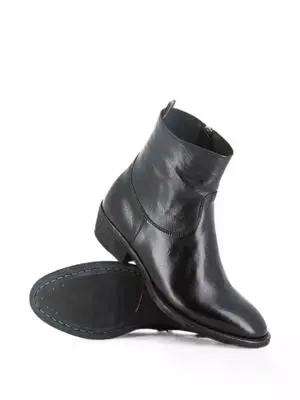 Officine Creative Side-zip Leather Ankle Boots