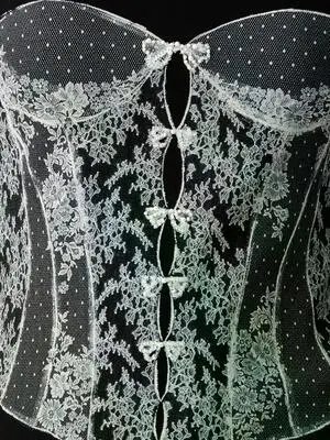 Miss Sixty Corset Print Beaded T-shirt