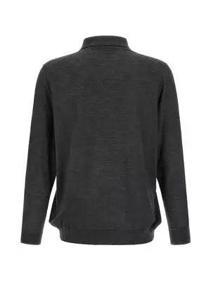 Kiton Half-zip Wool Polo Shirt