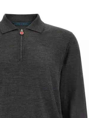 Kiton Half-zip Wool Polo Shirt
