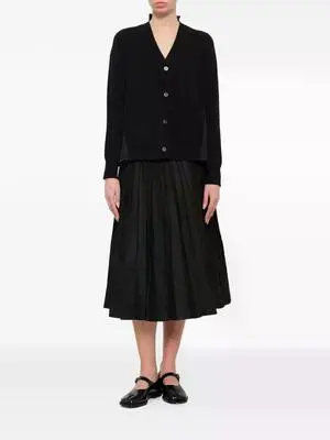 Sacai Pleated-panel Cardigan