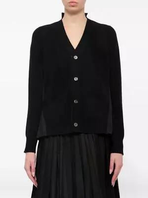 Sacai Pleated-panel Cardigan