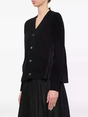 Sacai Pleated-panel Cardigan