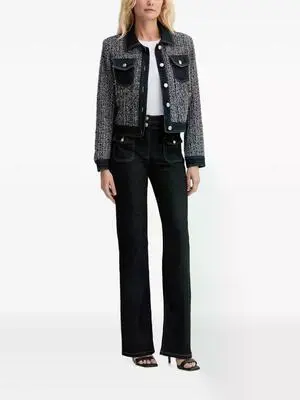 MORGAN Flap-pocket Flared Jeans
