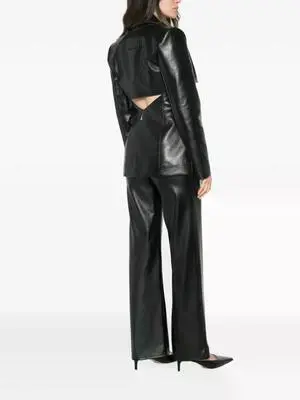 Patrizia Pepe Cut-out Coated Blazer