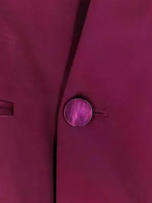Alberta Ferretti Double-breasted Satin Blazer