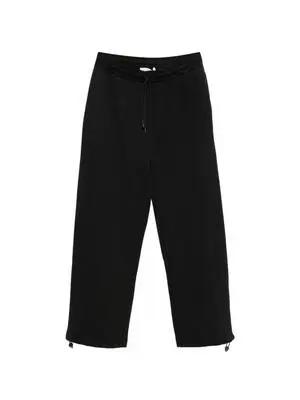 WOC Cajamarca Drawstring-waist Track Pants - Black