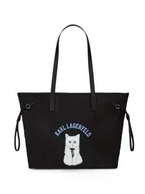 Karl Lagerfeld Ikon Choupette Tote Bag - Black