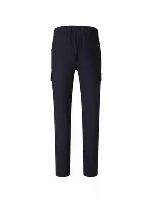 Herno Resort Pleated Cargo~pocket Trousers - Blue