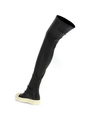 Rick Owens High Stocking Over-the-knee Boots - Black