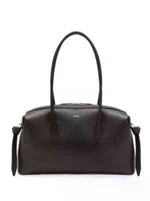 Yuzefi Brioche Leather Tote Bag - Brown